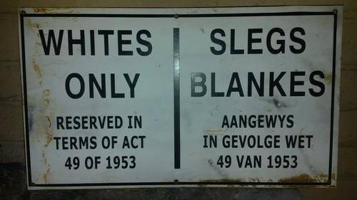 Signage - 100% Original Apartheid Sign. was sold for R470.00 on 26 Nov ...